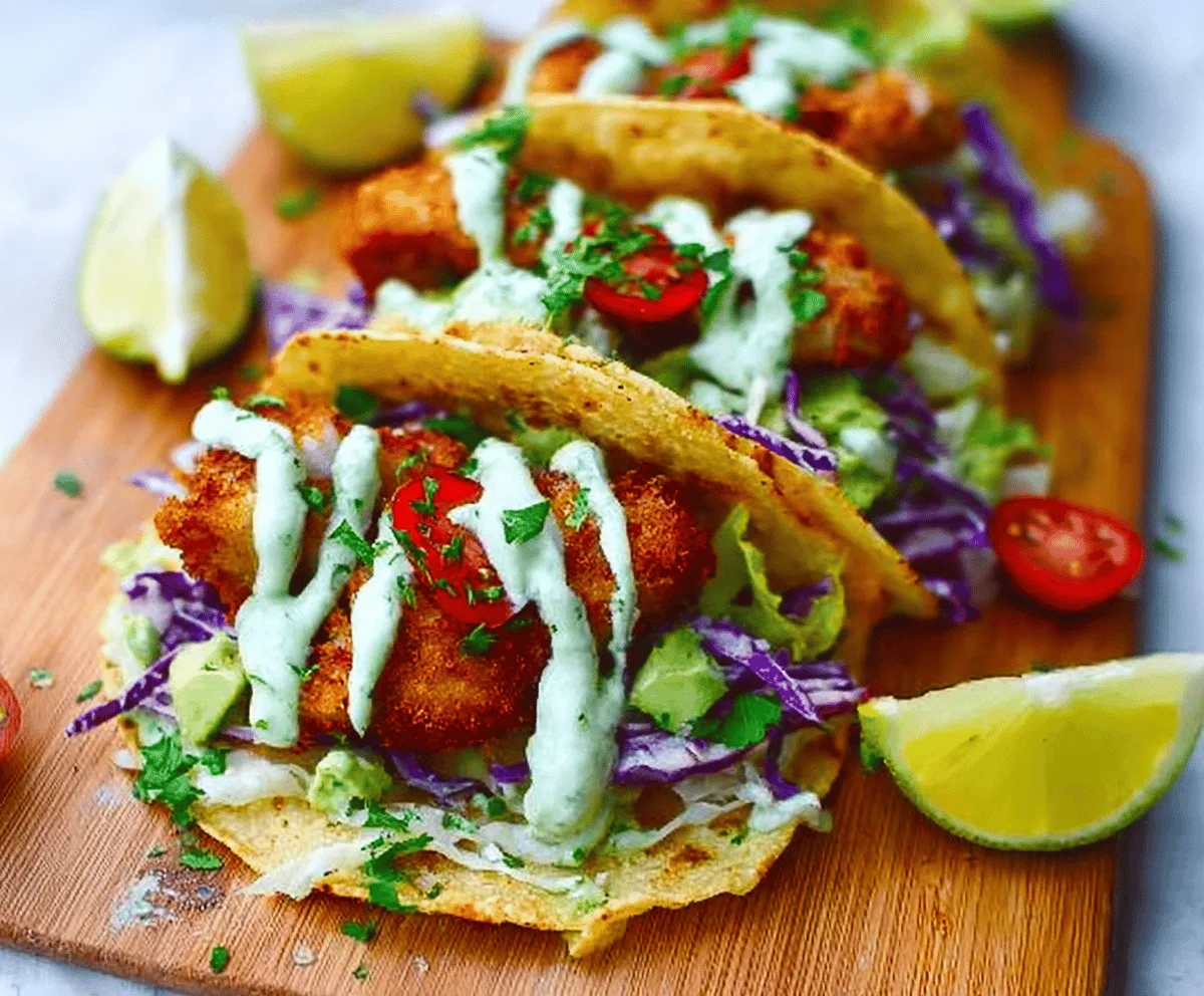 Quick Crispy Baja Fish Tacos
