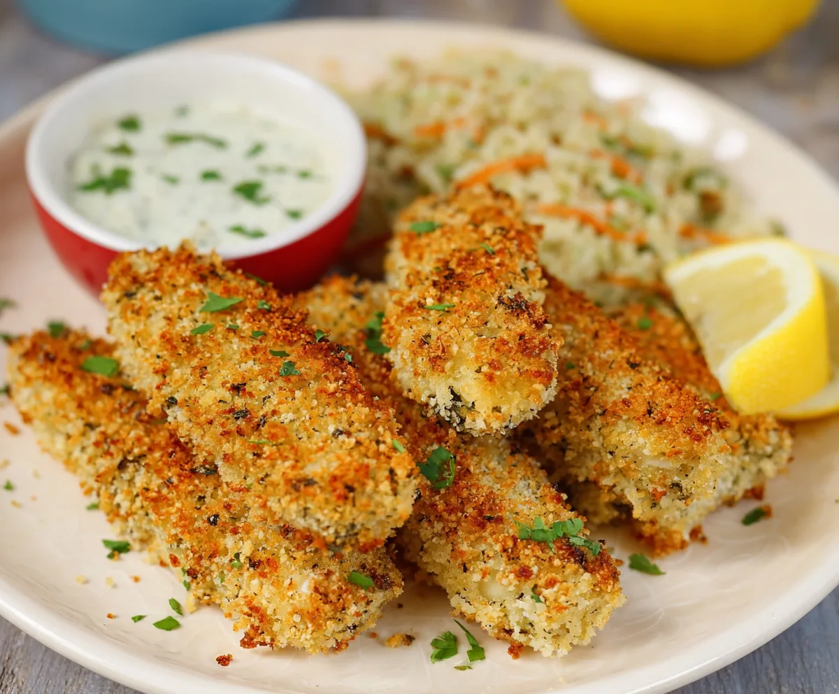 Crispy Panko Fish Sticks Recipe